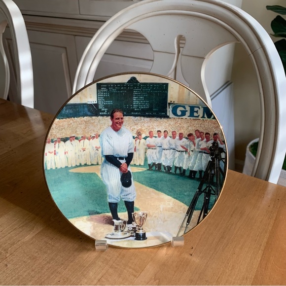 Art | Lou Gehrig The Luckiest Man Collectors Plate | Poshmark